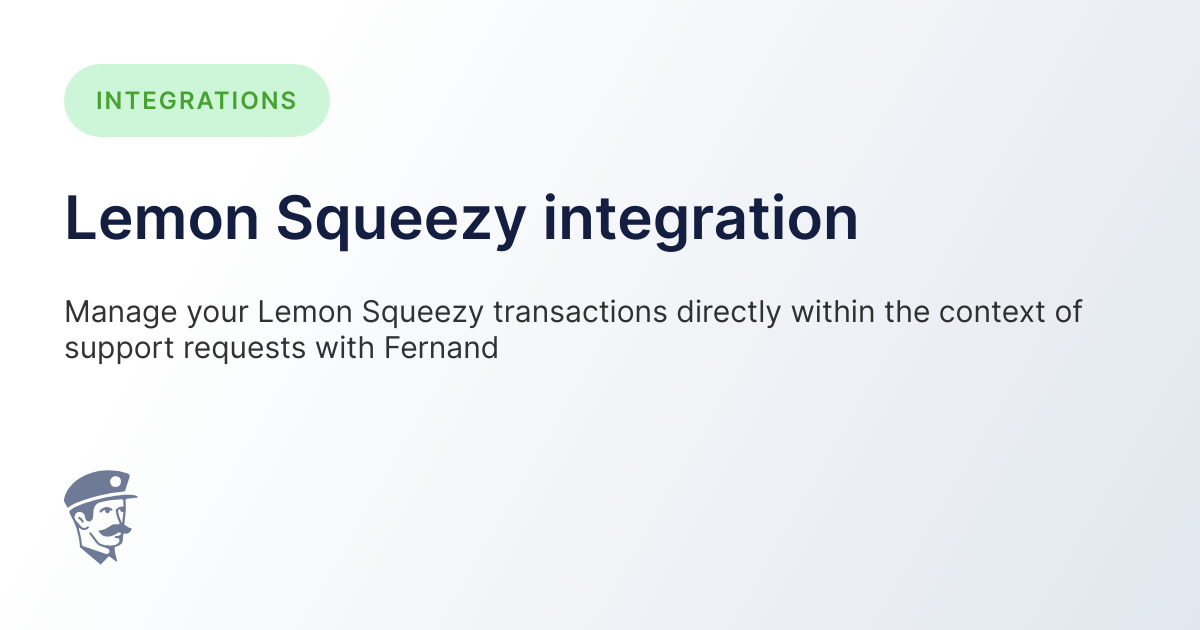 Lemon Squeezy integration — Fernand Docs
