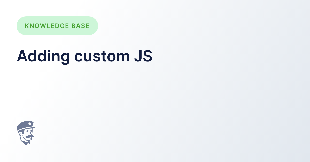 Adding custom JS — Fernand Docs