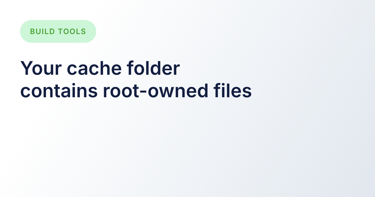 Your cache folder contains root-owned files — DeployBot Help Center