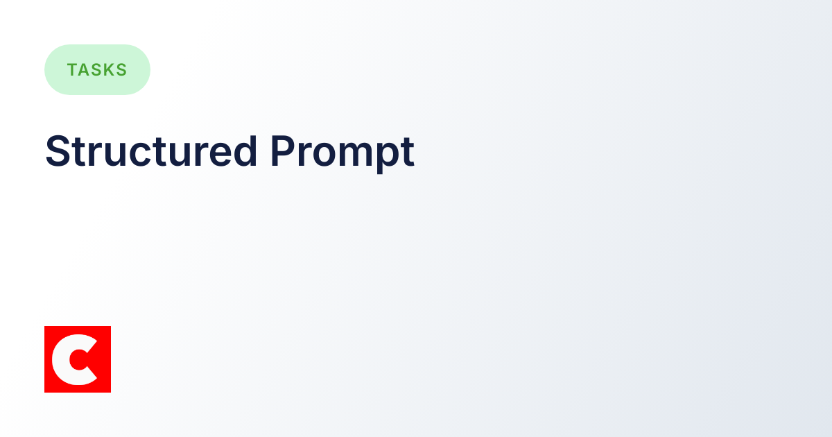 Structured Prompt — Chibi Help Center