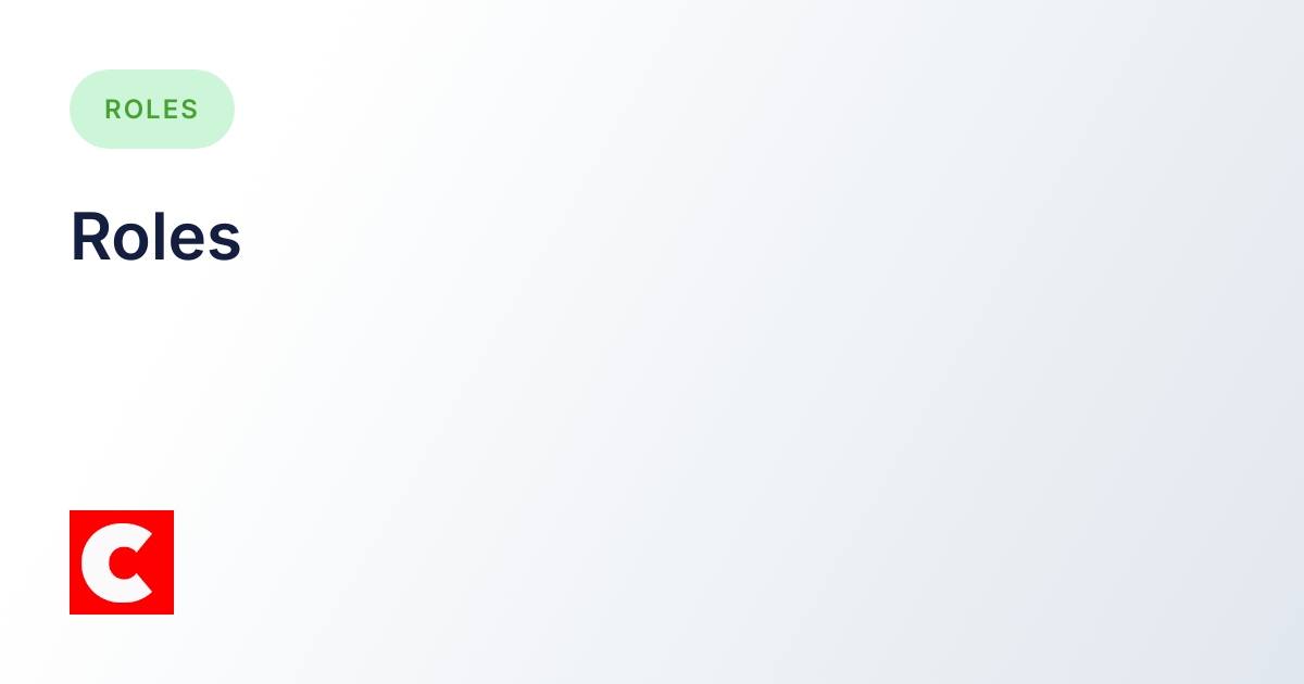 Roles — Chibi Help Center