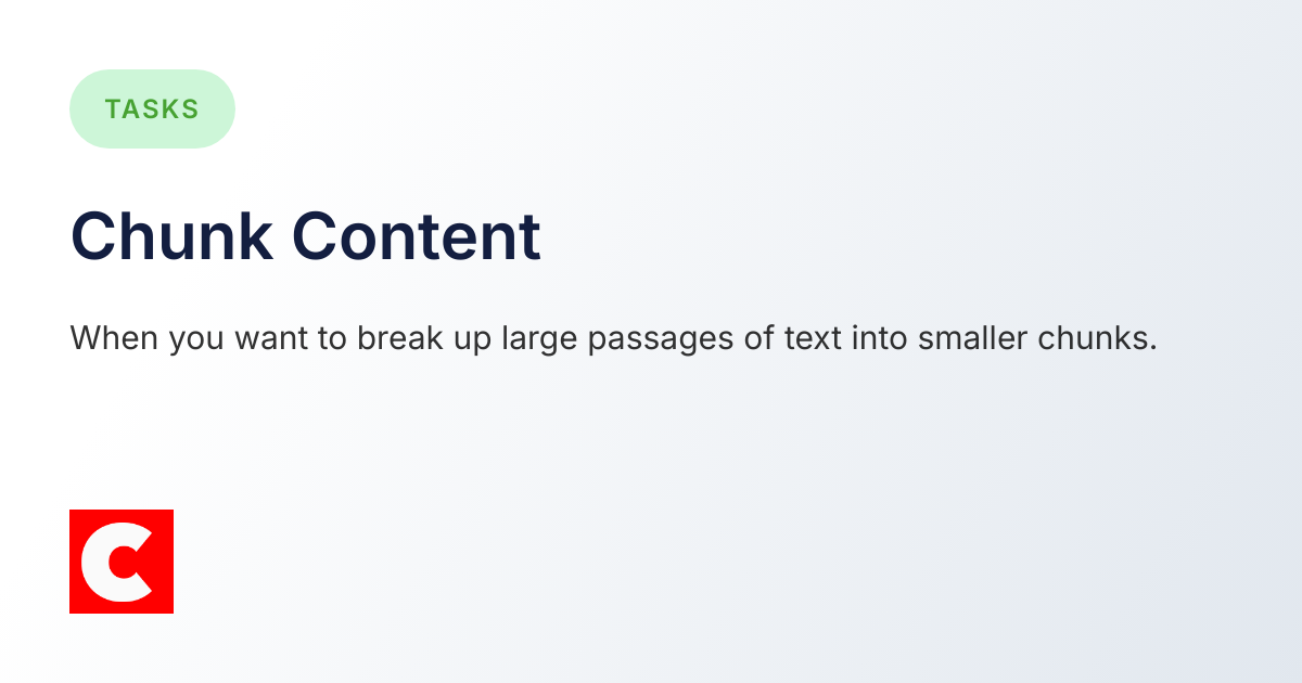 Chunk Content — Chibi Help Center