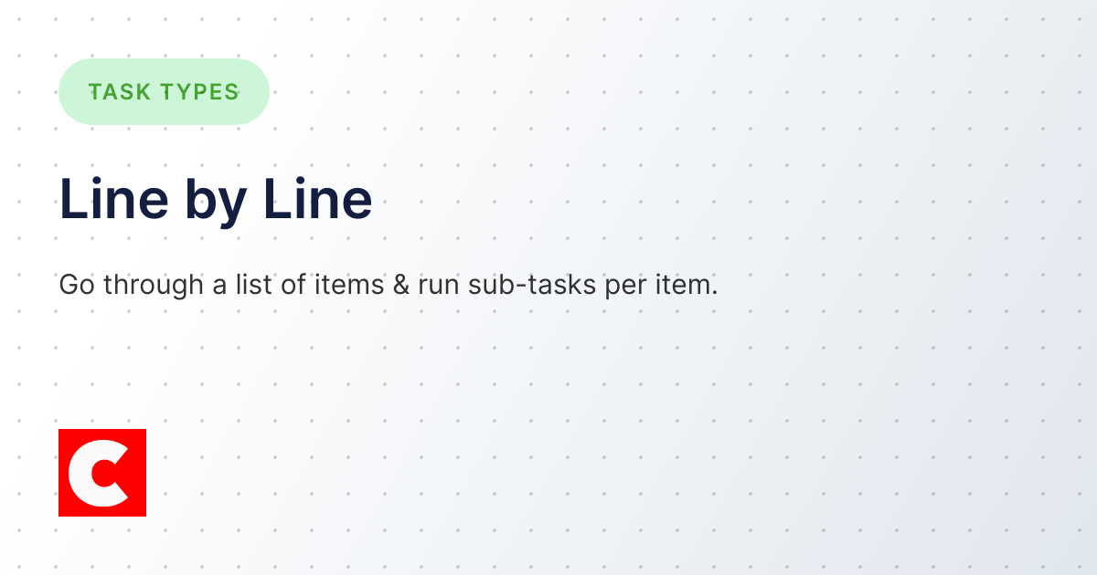 Line by Line — Chibi Help Center