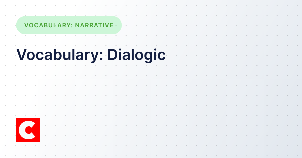 Vocabulary: Dialogic — Chibi Help Center