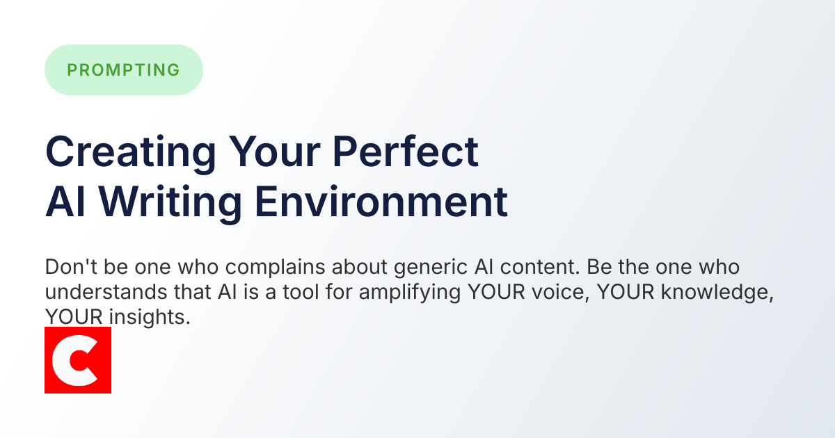 Creating Your Perfect AI Writing Environment — Chibi Help Center