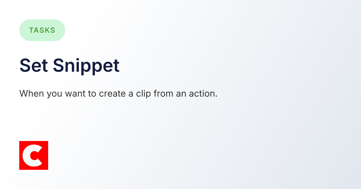 Set Snippet — Chibi Help Center