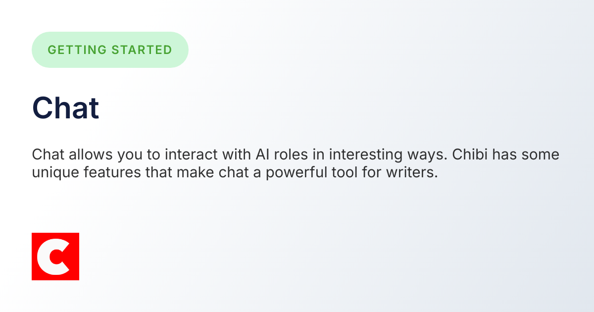 Chat — Chibi Help Center