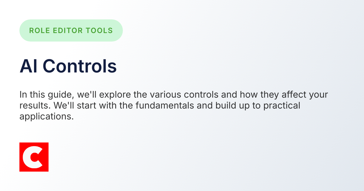 Understanding AI Controls — Chibi Help Center