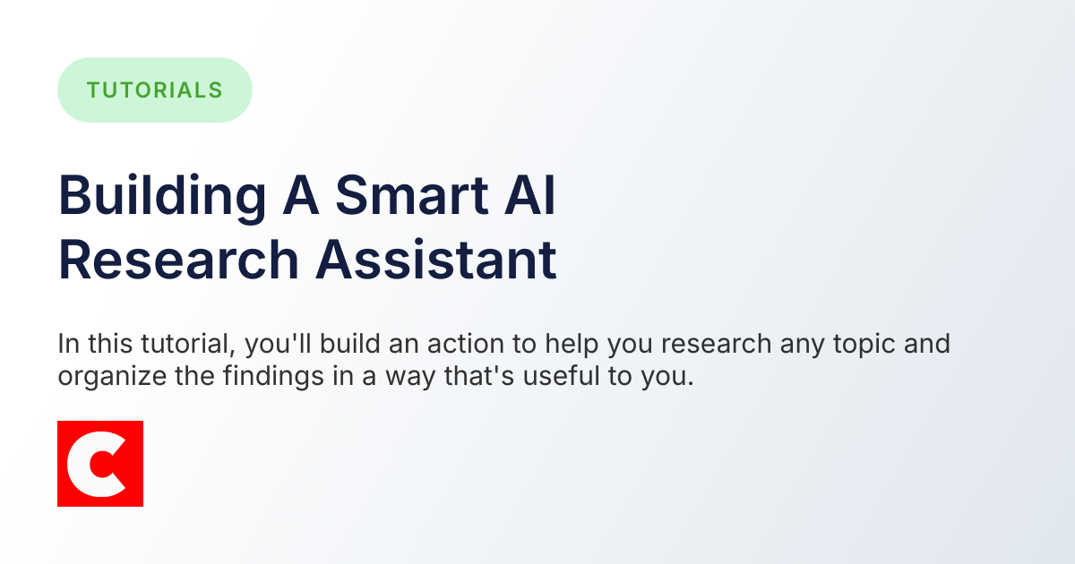 Building A Smart AI Research Assistant — Chibi Help Center
